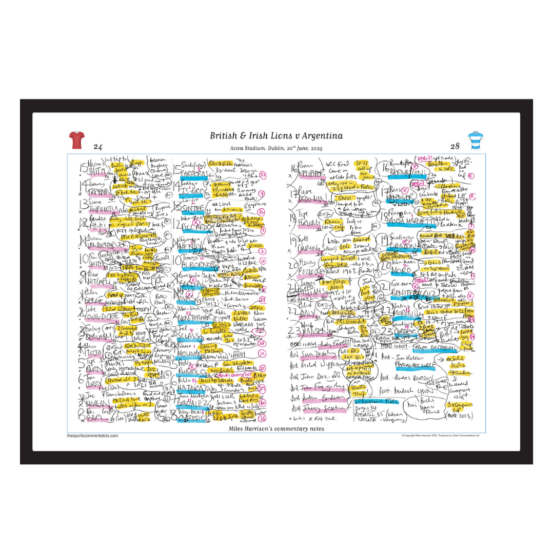 Shop British & Irish Lions |Rugby Union Commentary 2025 — The Sports ...